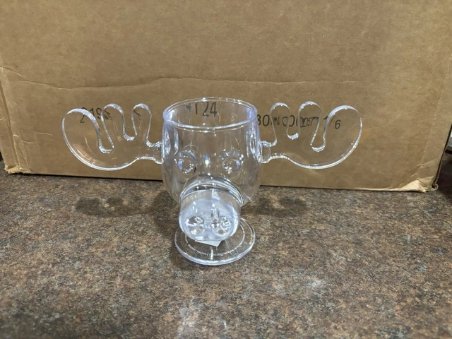 NATIONAL LAMPOON'S CHRISTMAS Vacation Marty Moose Clear Plastic Mug W ...