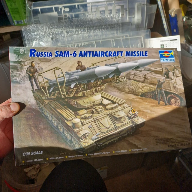 TRUMPETER 1 35 Russian SAM-6 Anti-Aircraft Missile Model Tank 00361 New ...