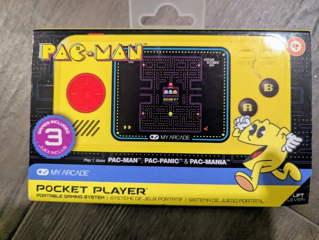 MY ARCADE POCKET Player Pac-Man Handheld Game (Incl Pac Panic & Pac ...