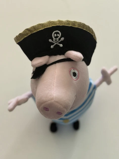 TALKING GEORGE PIG Plush Pirate Soft Toy £6.50 - PicClick UK