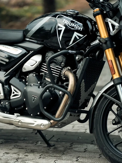 CRASH GUARD BLACK Best Fits For Triumph Speed 400 £157.31 - PicClick UK