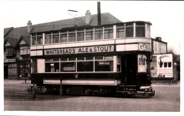 ORIGINAL REAL PHOTOGRAPH Tram Birmingham 774 tramcar circa 1940 Ale ...