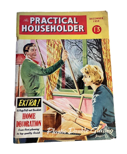 THE PRACTICAL HOUSEHOLDER vintage DIY magazine. December 1959 £0.99 ...