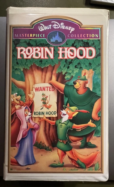 ROBIN HOOD - VHS Clamshell - Walt Disney Master Piece £6.17 - PicClick UK