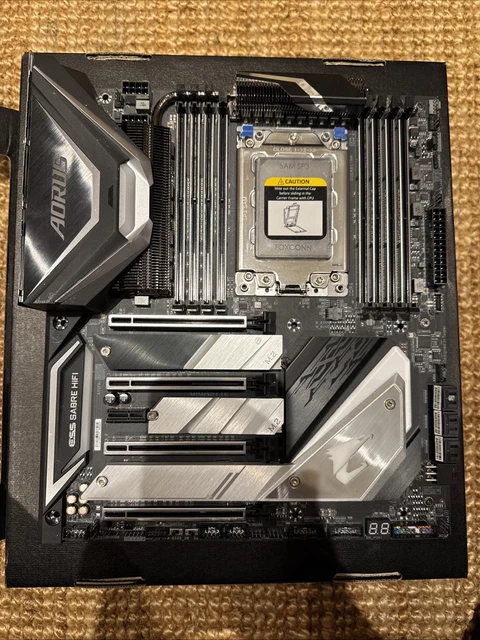GIGABYTE AORUS X399 XTREME TR4 MOTHERBOARD AMD THREADRIPPER CPU USED ...
