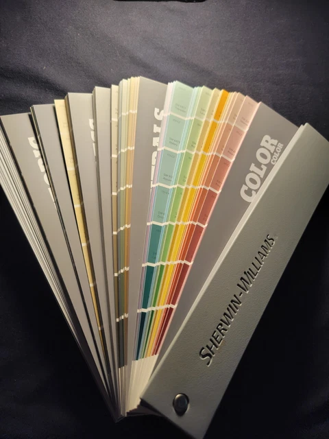 SHERWIN WILLIAMS PAINT Color Snap Fan Deck Complete 2018 Interior ...
