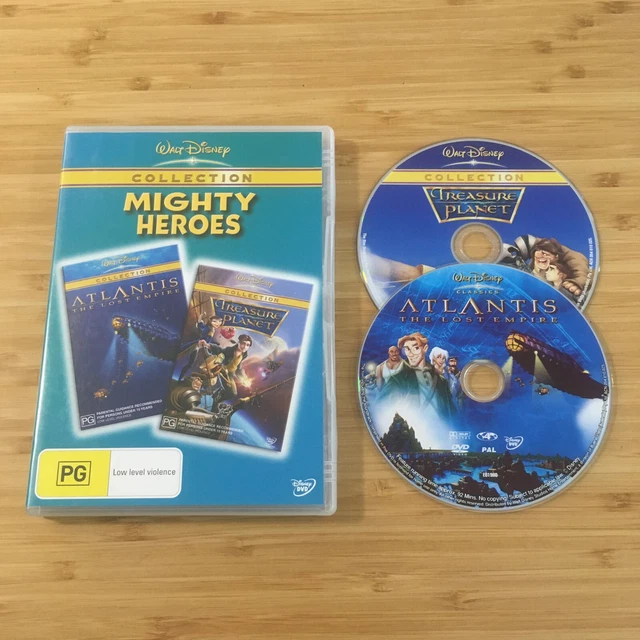 ATLANTIS: THE LOST Empire (2001) + Treasure Planet (2002) | Aus PAL ...