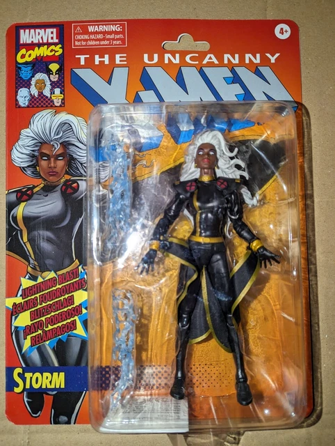 MARVEL LEGENDS RETRO Storm Black Variant Action Figure Uncanny X-Men £ ...