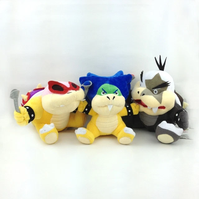 3X SUPER MARIO Bros Koopalings Roy Ludwig von Morton Jr. Koopa Soft Plush Toy 7" £30.46 ...