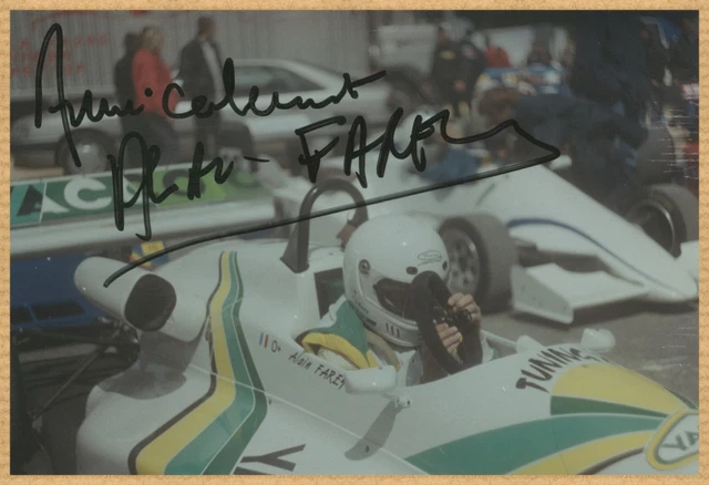 ALAIN FAREY - Pilote automobile français - Photo signée en personne ...