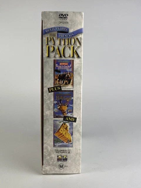 MONTY PYTHON PRESENTS The Python Pack - 4 Disc DVD Box Set Region 4 $19 ...