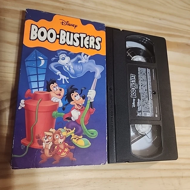 DISNEY BOO-BUSTERS VHS ghostly episodes of Goof Troop, Rescue Rangers £ ...