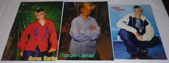 AARON CARTER X3 PINUPS FROM THAI MAGAZINE VERY RARE YOUNG BOY CRUSH ON ...