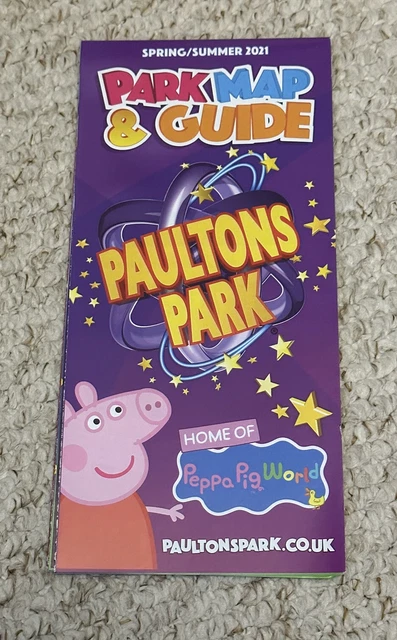 PAULTONS PARK THEME Park Guide Map Spring Summer 2021 New £1.40 ...