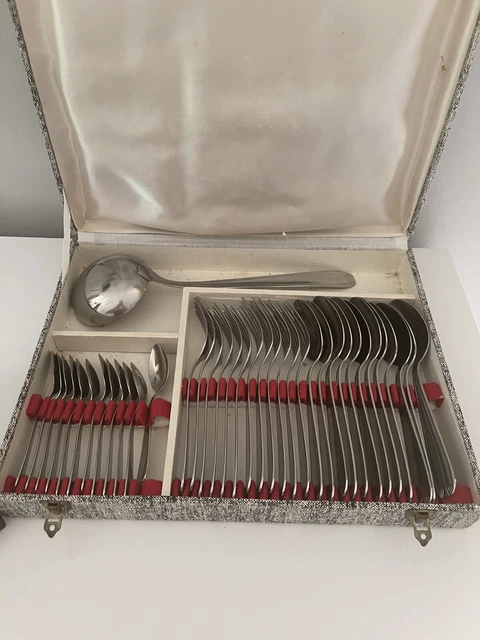MÉNAGÈRE INOX MASSIF , Ancienne , Complète EUR 40,00 - PicClick FR