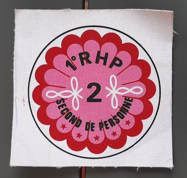 1° RHP HUSSARDS Parachutiste Insigne tissu patch écusson ORIGINAL ...