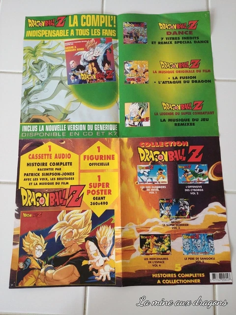 POSTER DRAGON BALL GT Goku family Goten gohan magazine manga vintage ...