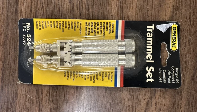 GENERAL HARDWARE TOOLS Usa No.524 Precision Trammel Set New!!!!! £23.69 ...