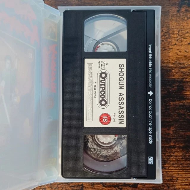 SHOGUN ASSASSIN VIPCO 1992 VHS Video Tape Classic Kung Fu Samurai Lone ...
