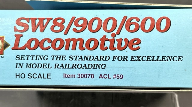 HO SCALE PROTO 2000 ACL Atlantic Coast Line SW8/900 Diesel Locomotive ...