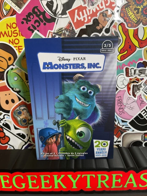 DISNEY PIXAR MONSTERS Inc VHS Pin Set 2 Limited Release £11.00 ...