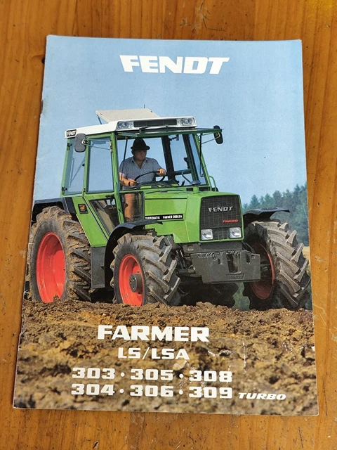 FENDT FARMER LS / LSA SPRACHE: DE Traktor Tractor prospekt brochure 32 EUR 3,90 - PicClick DE
