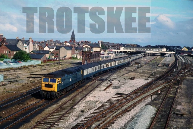 35MM SLIDE BR British Rail Diesel Loco Class 47 47344 Rhyl 1978 ...