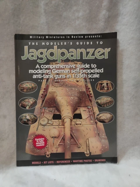 RZM PUB HISTORICAL Book Modeler's Guide to Jagdpanzer VG+/NM $39.95 ...