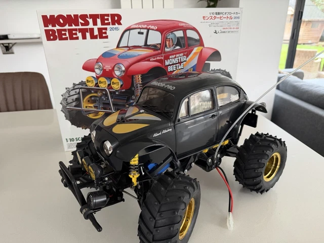 TAMIYA MONSTER BEETLE Black Edition 1/10 Scale With Extra Body And ...