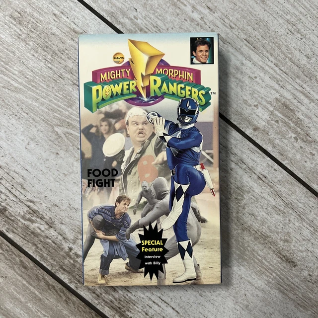 MIGHTY MORPHIN POWER Rangers - Food Fight (VHS, 1994) Rare Alternate ...