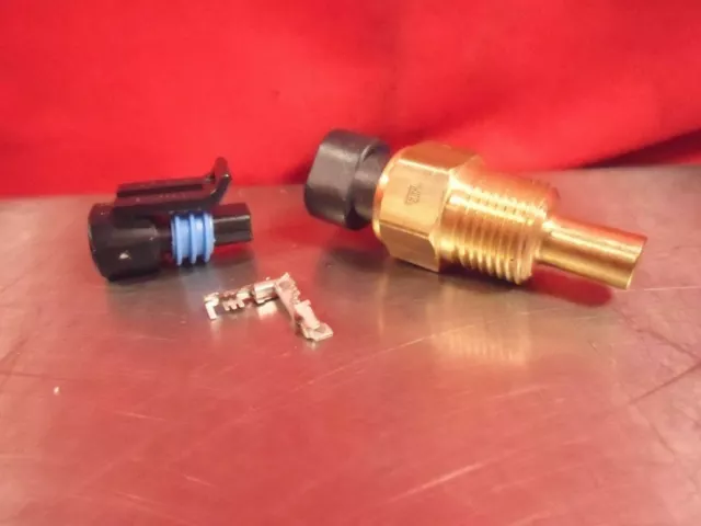 WATER TEMP SENSOR With Connector And Pins 3/8"Npt Works With Aem $40.50 ...