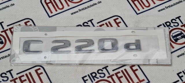 GENUINE MERCEDES W205 C-Class license plate C220d model plate ...