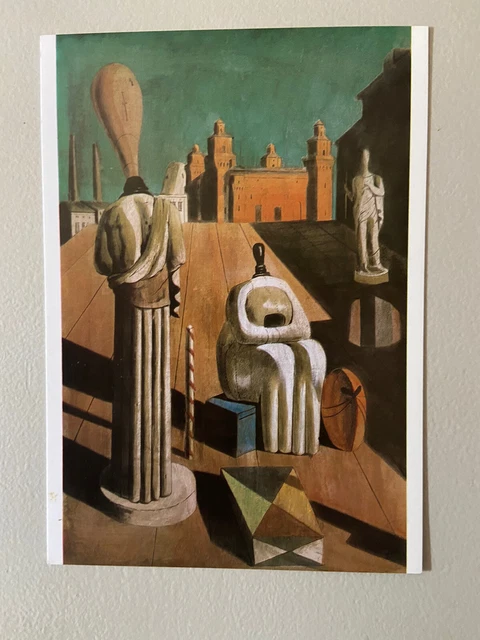 1 POSTKARTE, DIE beunruhigenden Musen, figürlich, Giorgio De Chirico, modern neu EUR 1,50 ...