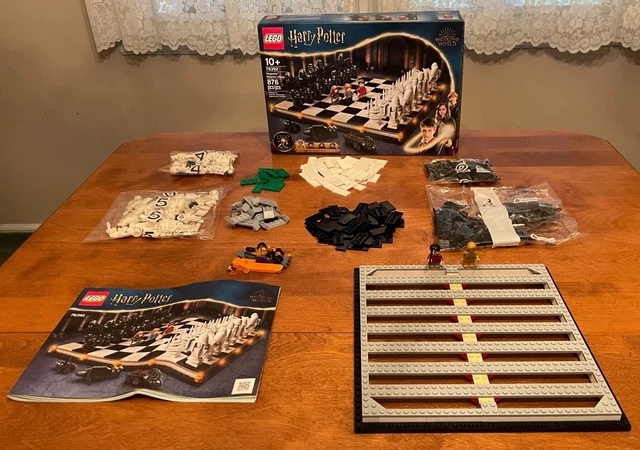 LEGO HARRY POTTER Hogwarts Castle Wizards Chess Set 76392 100% COMPLETE ...