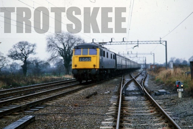 35MM SLIDE BR British Railways Electric Loco Class 83 83010 Acton ...
