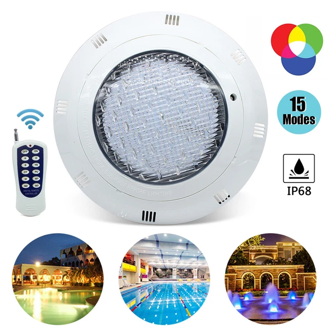 36W RGB SWIMMING LED Pool Lights Underwater Light IP68 Waterproof Lamp AC 12V £54.22 - PicClick UK