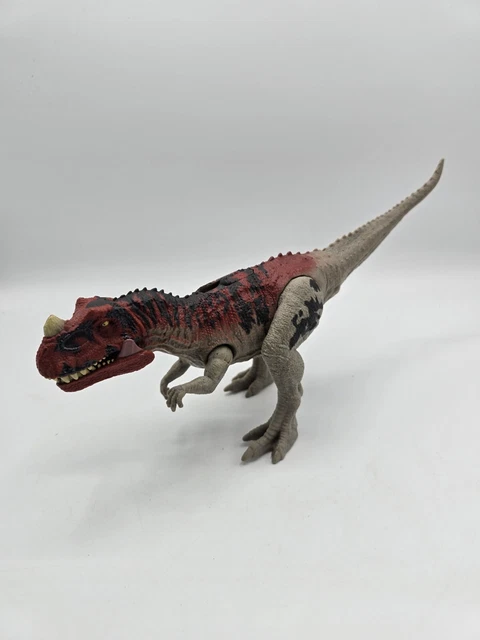 JURASSIC WORLD CAMP Cretaceous Roar Attack Red Ceratosaurus Figure ...