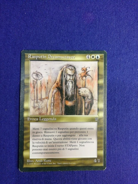 RASPUTIN DREAMWEAVER/LEGGENDE - Magic The Gathering EUR 40,00 - PicClick IT