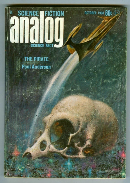 RARE OCTOBER 1968 ANALOG SCIENCE FICTION Magazine! The Pirate by Poul ...