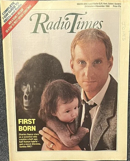 RADIO TIMES 1988 29 Oct 1980s TV Advertising Vintage First Born Charles ...