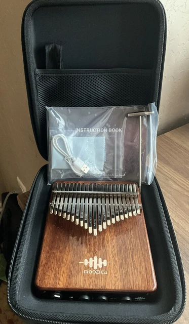 21 KEY MOOZICA EQX Series Professional Kalimba, Built-in Piezo Pickup ...