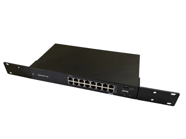 UBIQUITI EDGESWITCH ES-18X 16-Port RJ-45 2-Port SFP Network Switch £89. ...