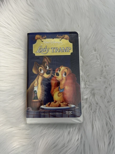 DISNEYS - LADY AND THE TRAMP (VHS Tape 1998) Fully Restored - Clamshell ...