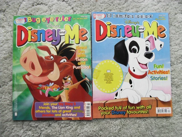 DISNEY'S DISNEY AND Me Magazines Issues 222 and 224 May 2000 £12.00 ...