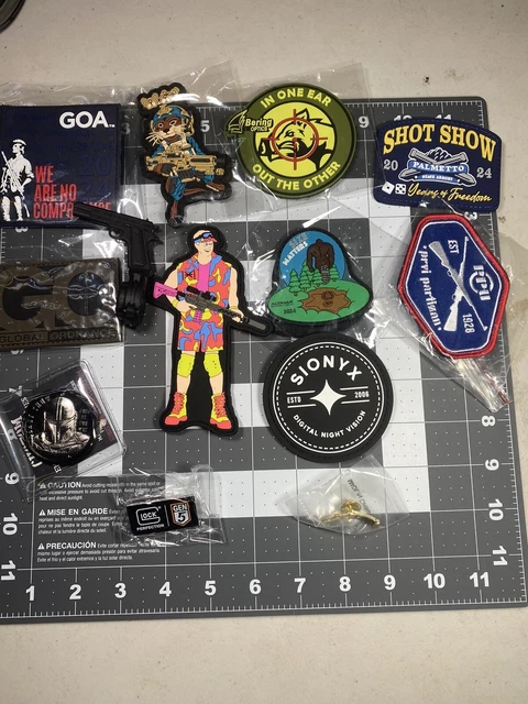 TACTICAL PATCH 2024 SHOT SHOW 2024 Las Vegas Patch Lot Rare Gun Patch £ ...