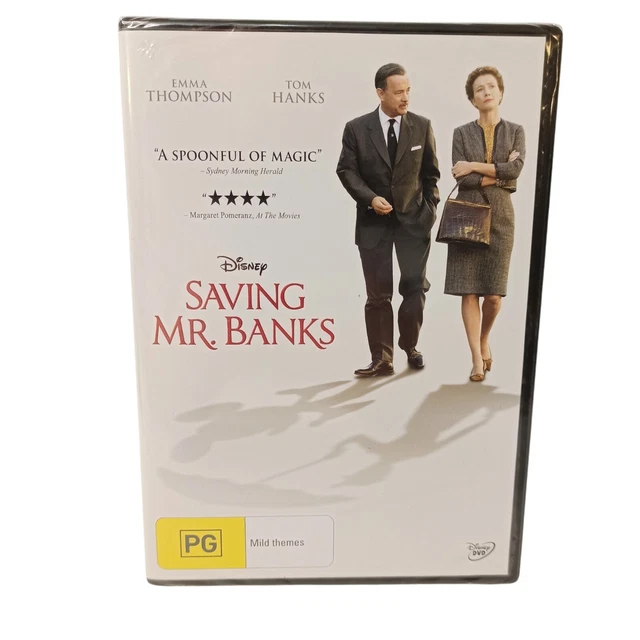SAVING MR. BANKS DVD Biography Comedy Drama Disney Mary Poppins R4 ...