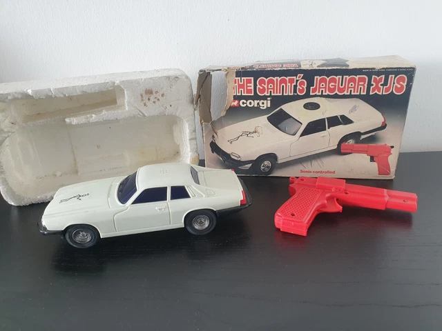 VINTAGE 1978 CORGI Toys The Saint Remote Control Jaguar XJS in original ...