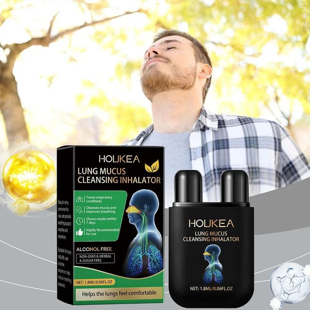 PULMONARY MUCUS CLEANSING Inhaler Herbs Lung Cleaner Inhaler^ω L0K1 £2. ...