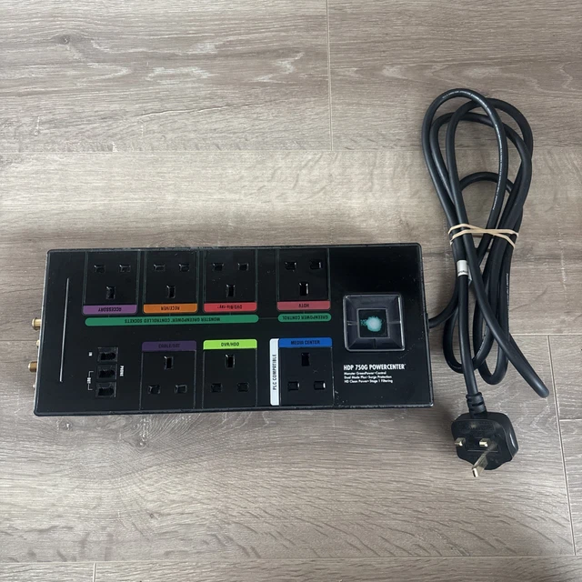 MONSTER POWER HDP 850G Power Center Extension Socket 7 Way Sockets £31. ...