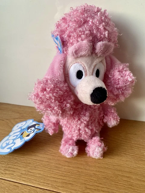 BLUEY FRIENDS COCO Pink Poodle Dog Small Plush Soft Toy Teddy New With ...